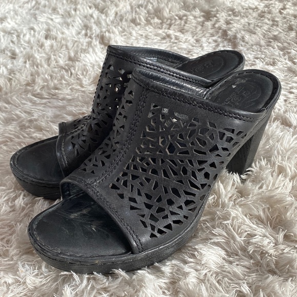 Born | Shoes | Born Heels Size 839 Black Leather | Poshmark